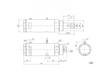 V270CG Self-Locking Compact Hydraulic Cylinders • Vega Cylinders